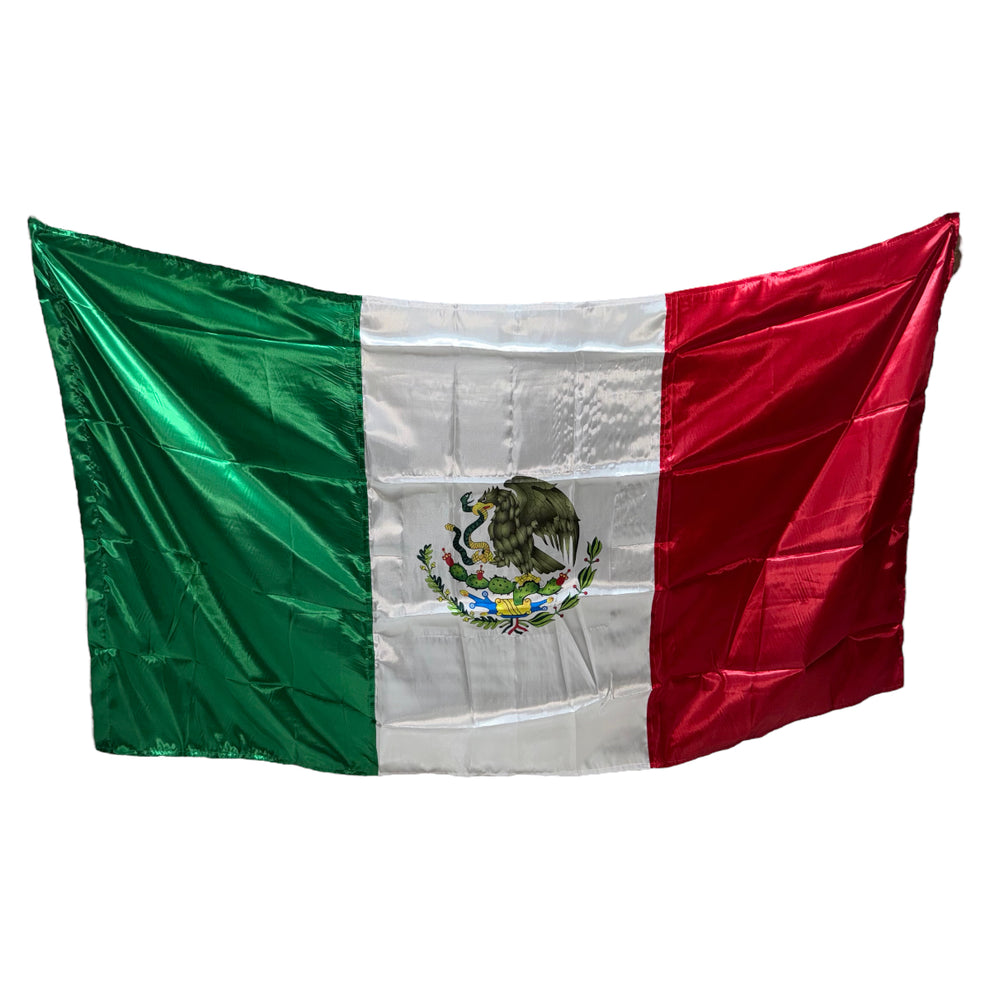 Bandera Mexico 1.2m x 2.1m – Sombreros y Fiesta Mexico